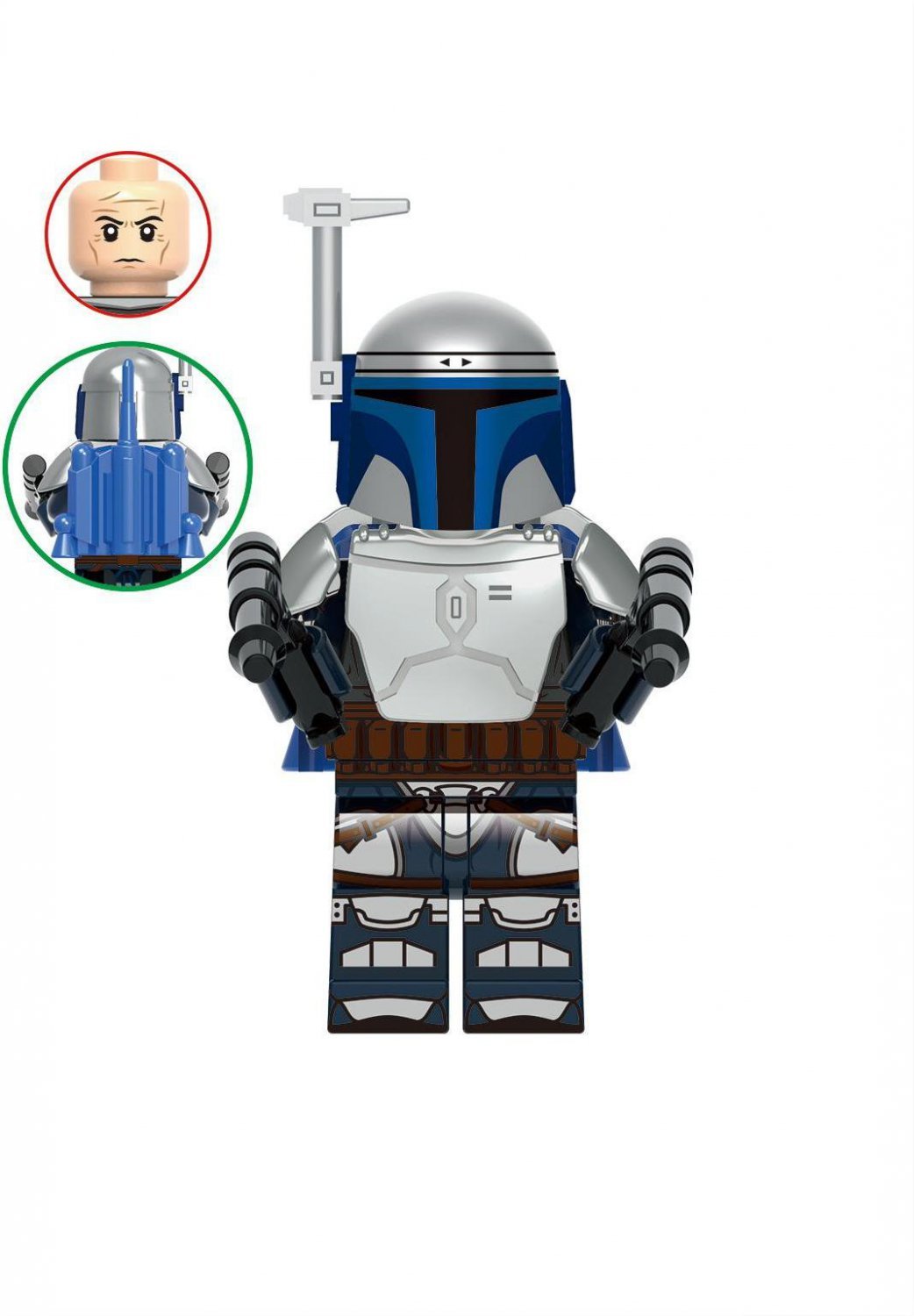 New Jango Fett Minifigures Lego Compatible The Mandalorian Minifigure