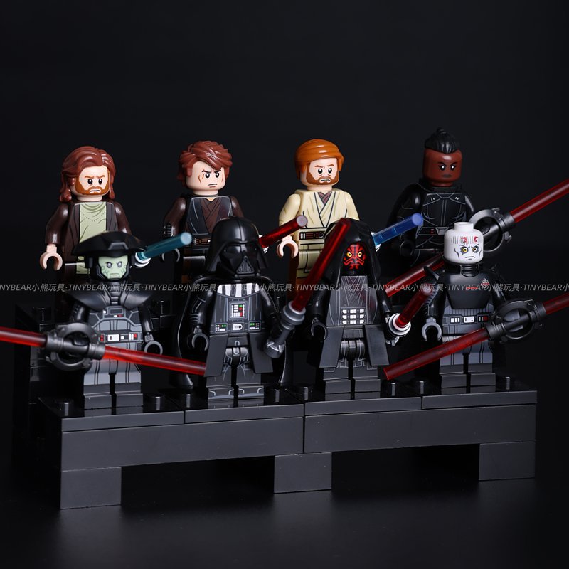 Force Sensitive Character Minifigures Lego Compatible Star Wars Sets