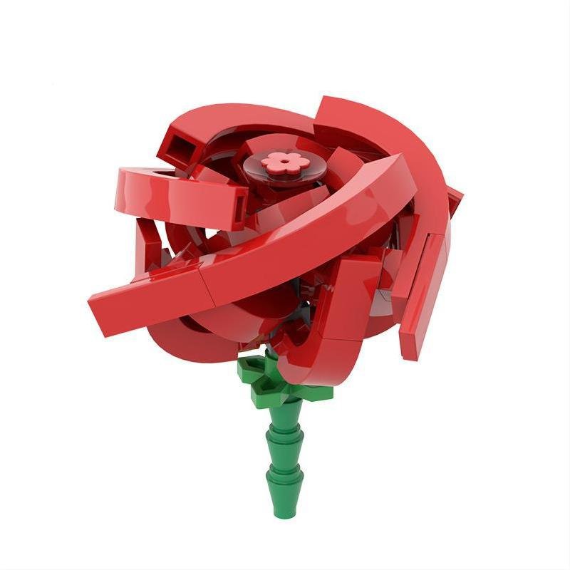 Short stem red rose building block Toy Lego Compatible Minifigures