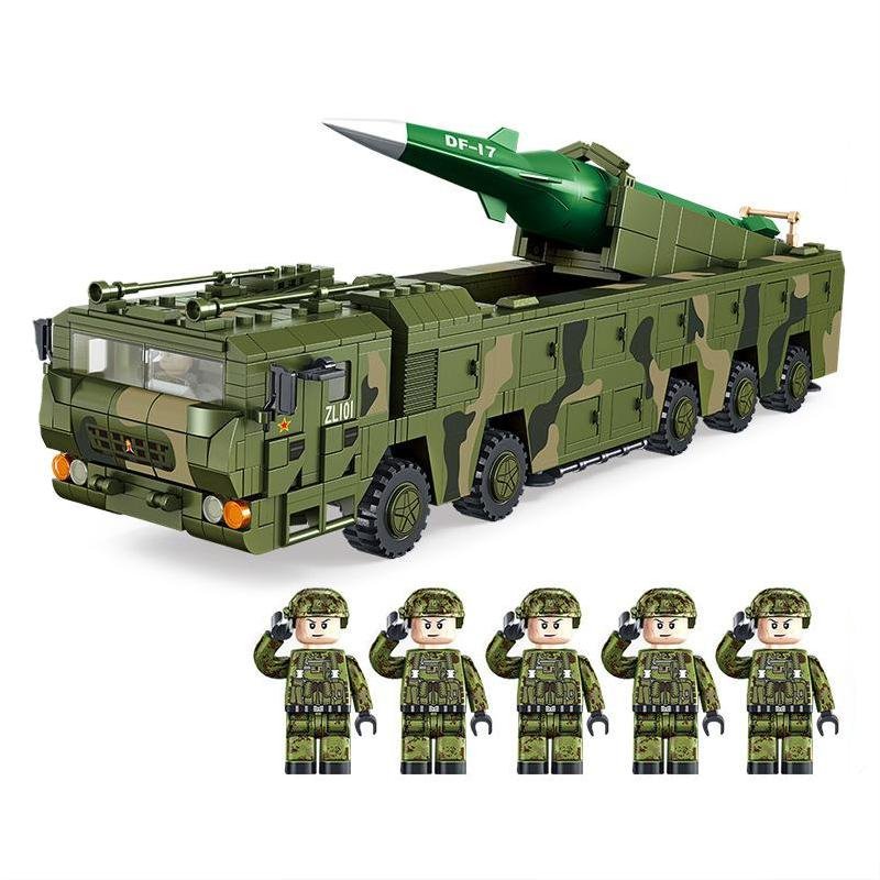 DF-17 Ballistic Missile Soldier Minifigures Lego Compatible Military m