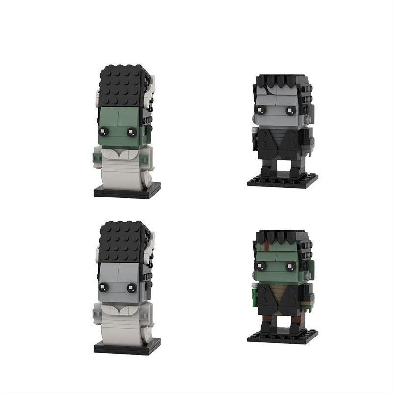Frankenstein Bride of Frankenstein BrickHeadz Minifigures Lego Compati