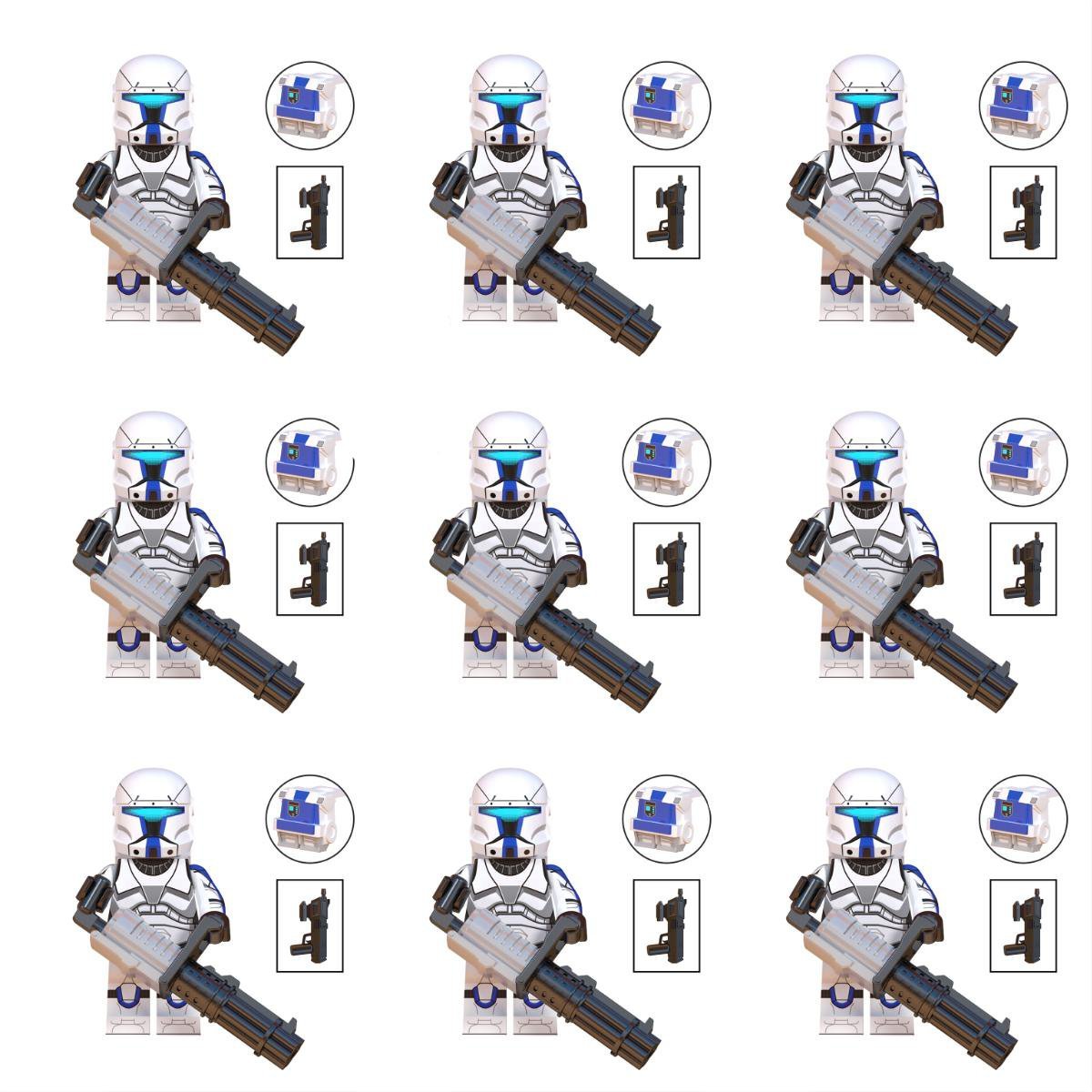 9pcs Voca Minifigures Lego Compatible Star Wars The Clone Wars Set