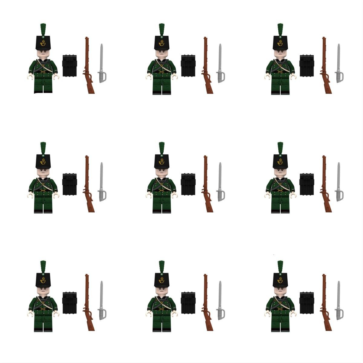 9pcs 95th Rifles Soldiers Minifigures Lego Compatible British Army Set