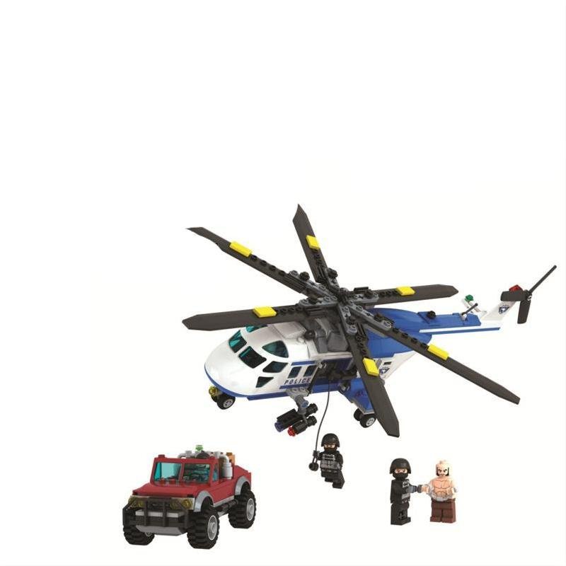 City Police Helicopter Rescue Team Minifigures Lego Compatible City Po
