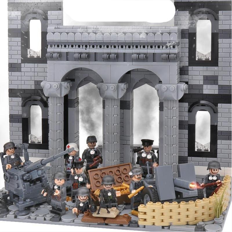 WW2 German Berlin Reichstag Soldier Minifigures Lego Compatible The Ba