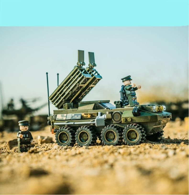 Armored missile vehicle soldier Minifigures Lego Compatible 2022 Milit