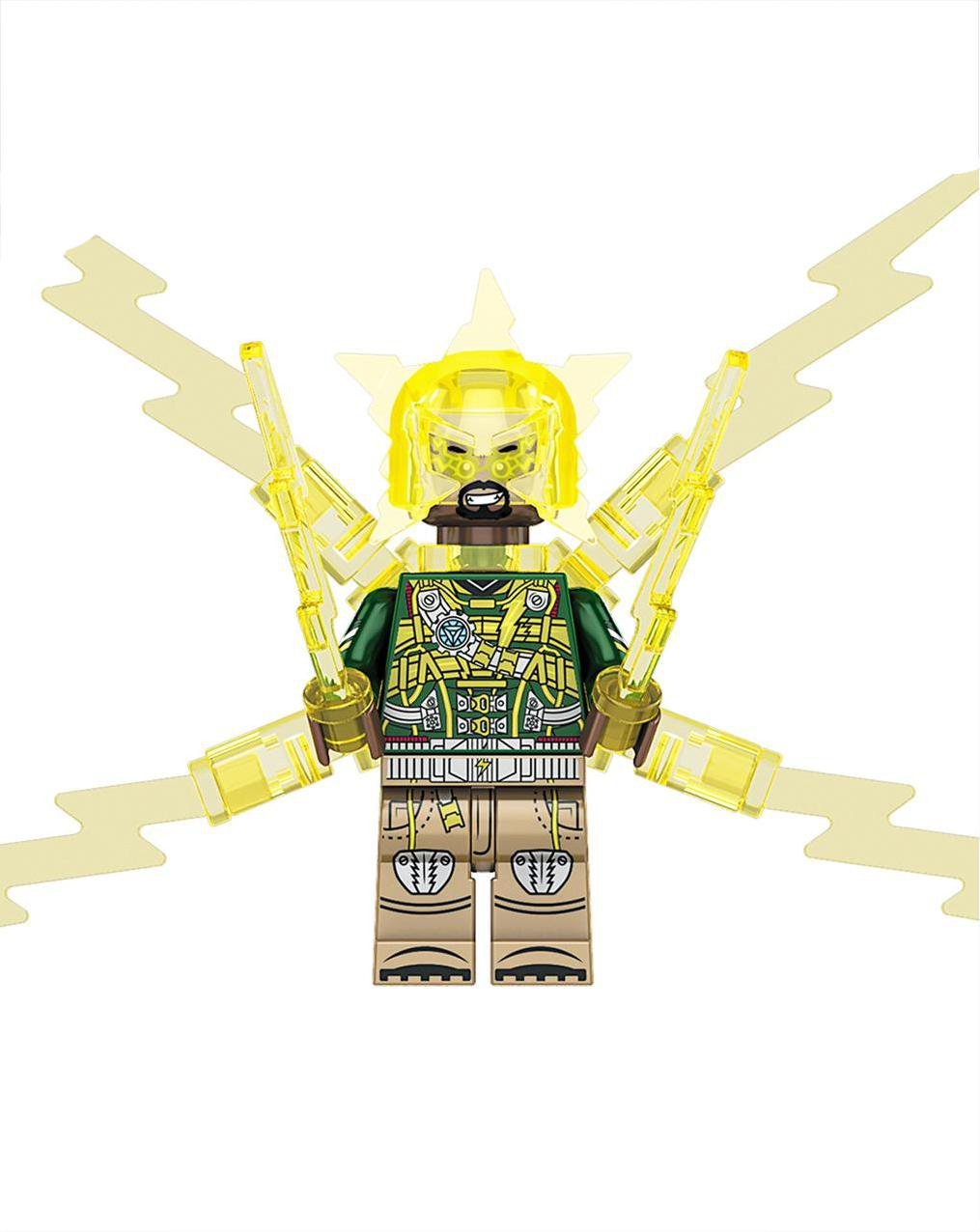 Transparent Electro Minifigures Lego Compatible Super Heroes Minifigur