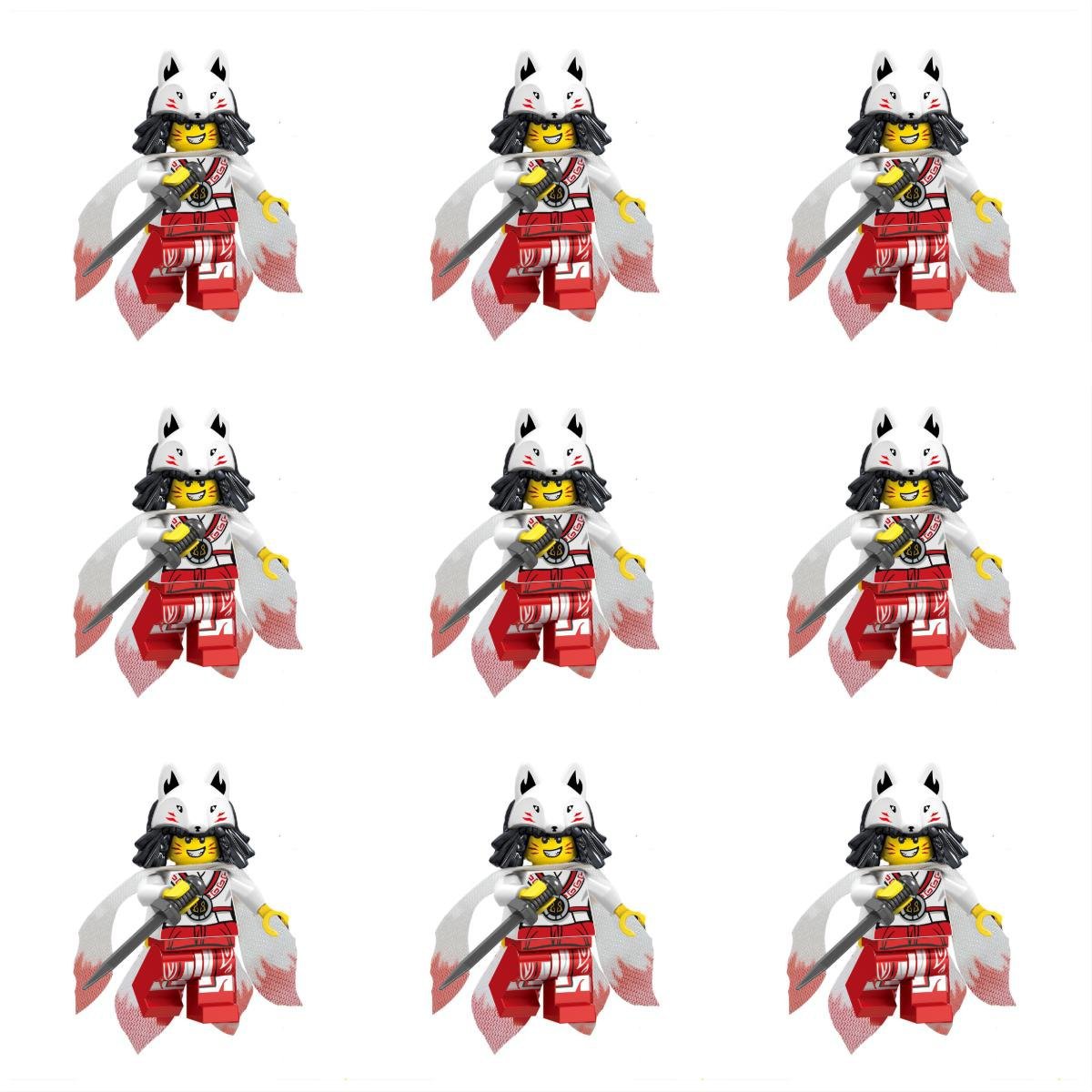 9pcs Akita Minifigures Lego Compatible Ninjago Sets