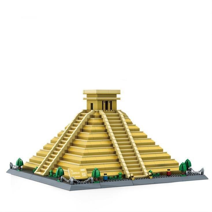 Maya Pyramid building block Minifigures Lego Compatible Buildings Set