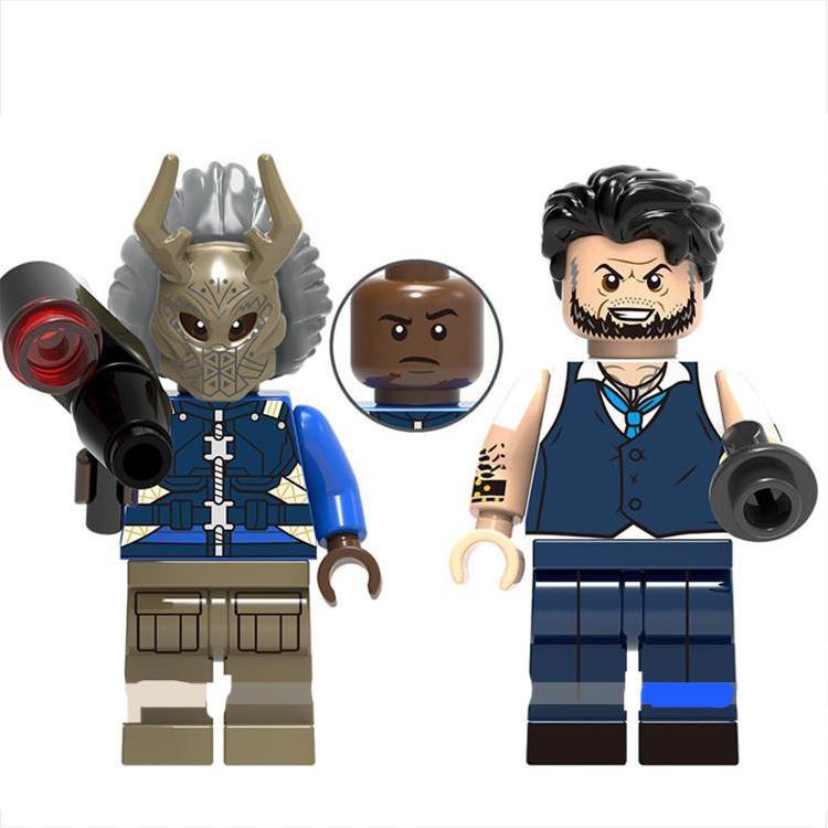 Erik Killmonger Ulysses Klaw Minifigures Lego Compatible The Avengers