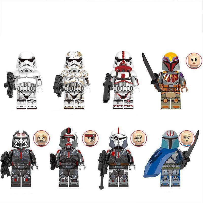 Battle Damaged Stormtrooper Incinerator Stormtrooper Minifigures Lego