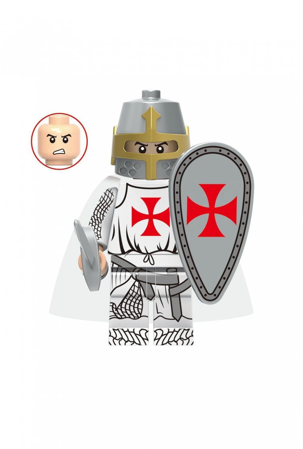 Knights Templar Minifigures Lego Compatible Medieval Knights Minifigur