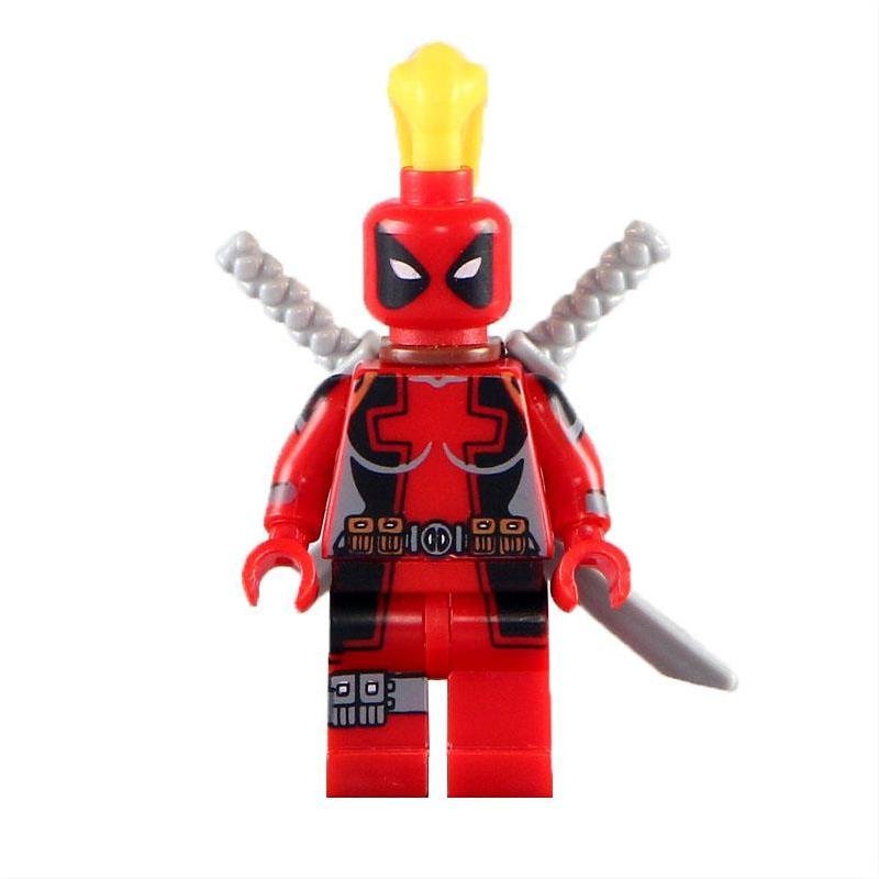 Lady Deadpool Minifigures Lego Compatible Deadpool Minifigure