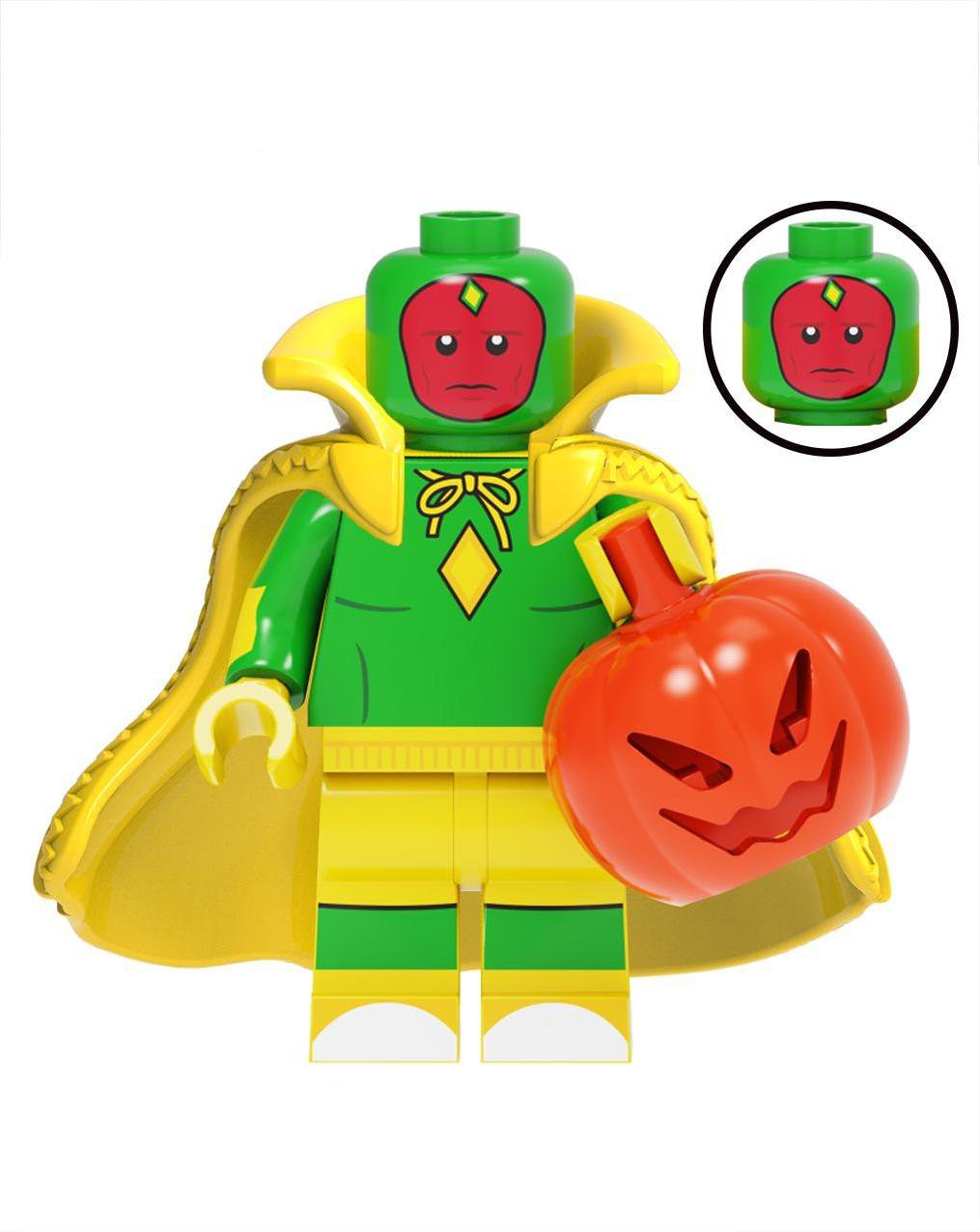 Halloween Vision Minifigures Lego Compatible Wanda Vision TV Season 1