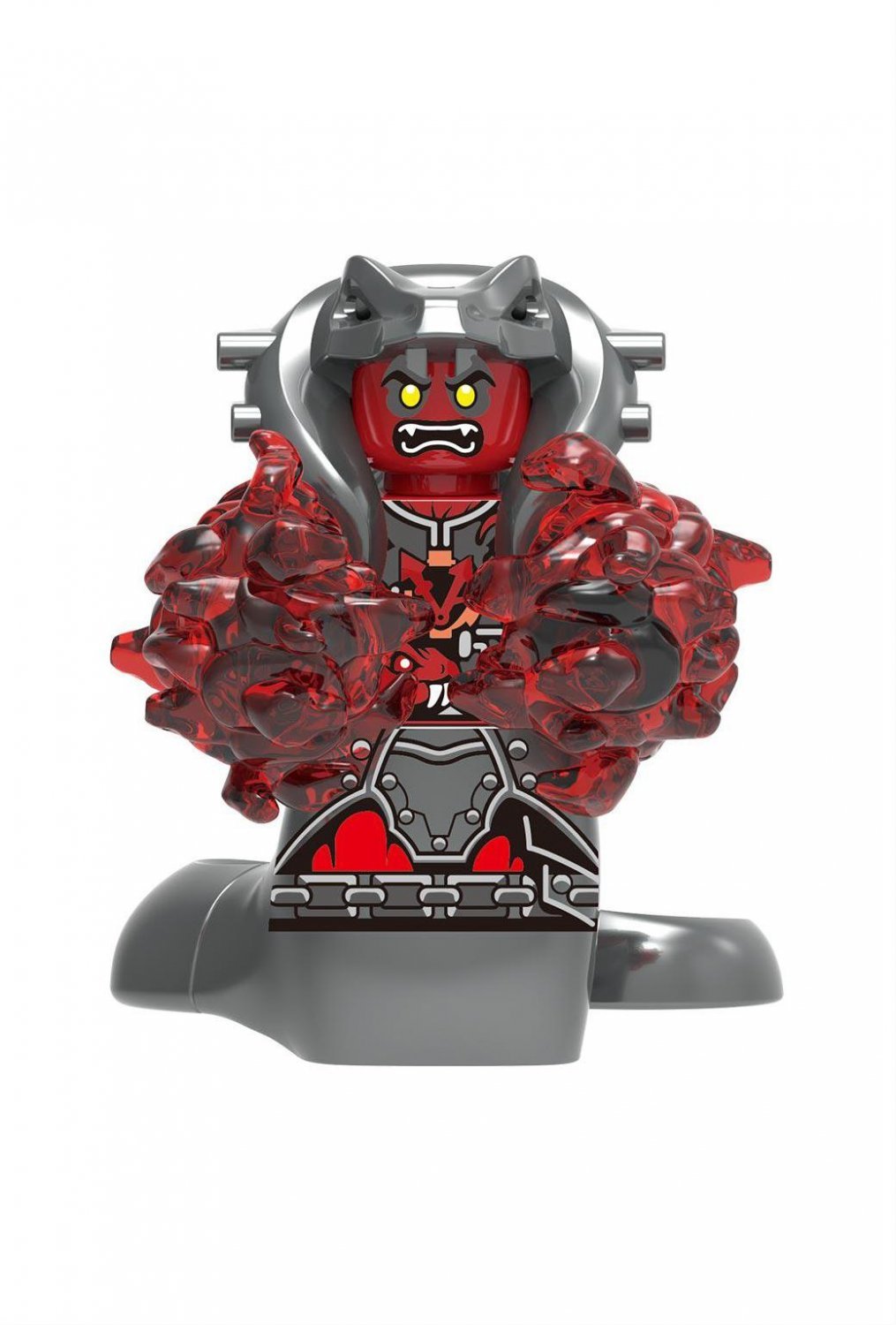 Red Snake Minifigures Lego Compatible Medieval Warfare Minifigure