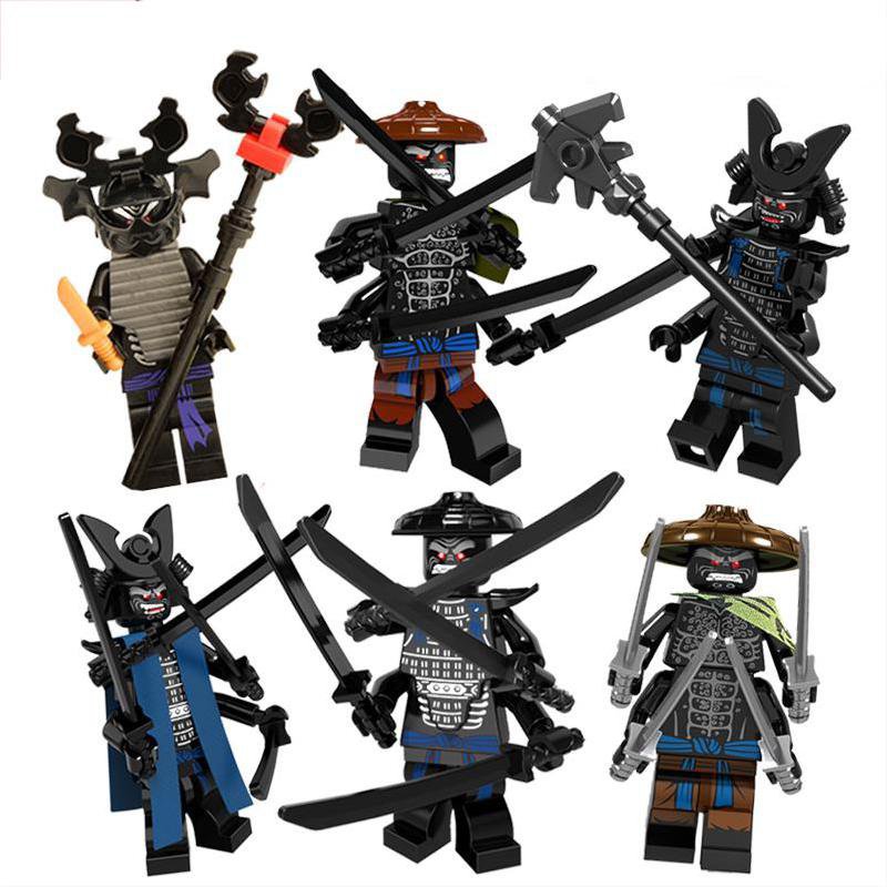 6pcs Garmadon Minifigures Lego Compatible Ninjago Sets