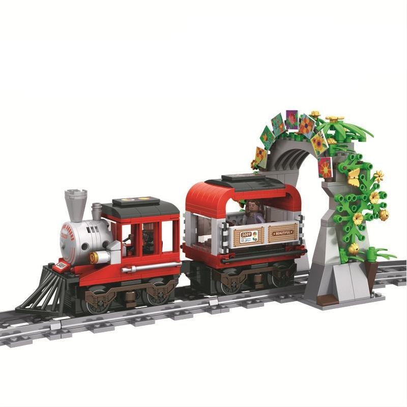 USA Sightseeing Train Minifigures Lego Compatible City train Sets