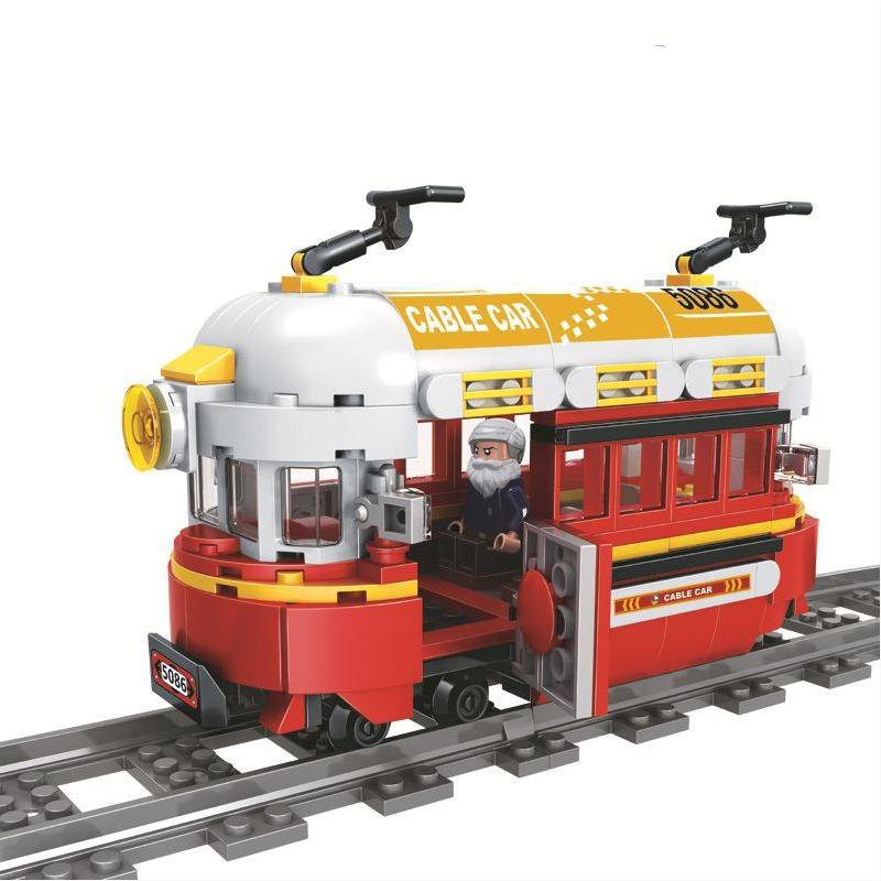 Hong Kong Ding Ding Car train Minifigures Lego Compatible City train S