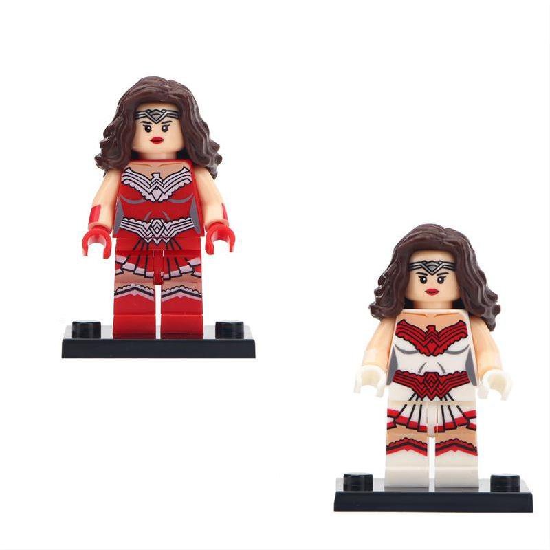 2pcs Wonder Woman Minifigures Lego Compatible DC movie Sets
