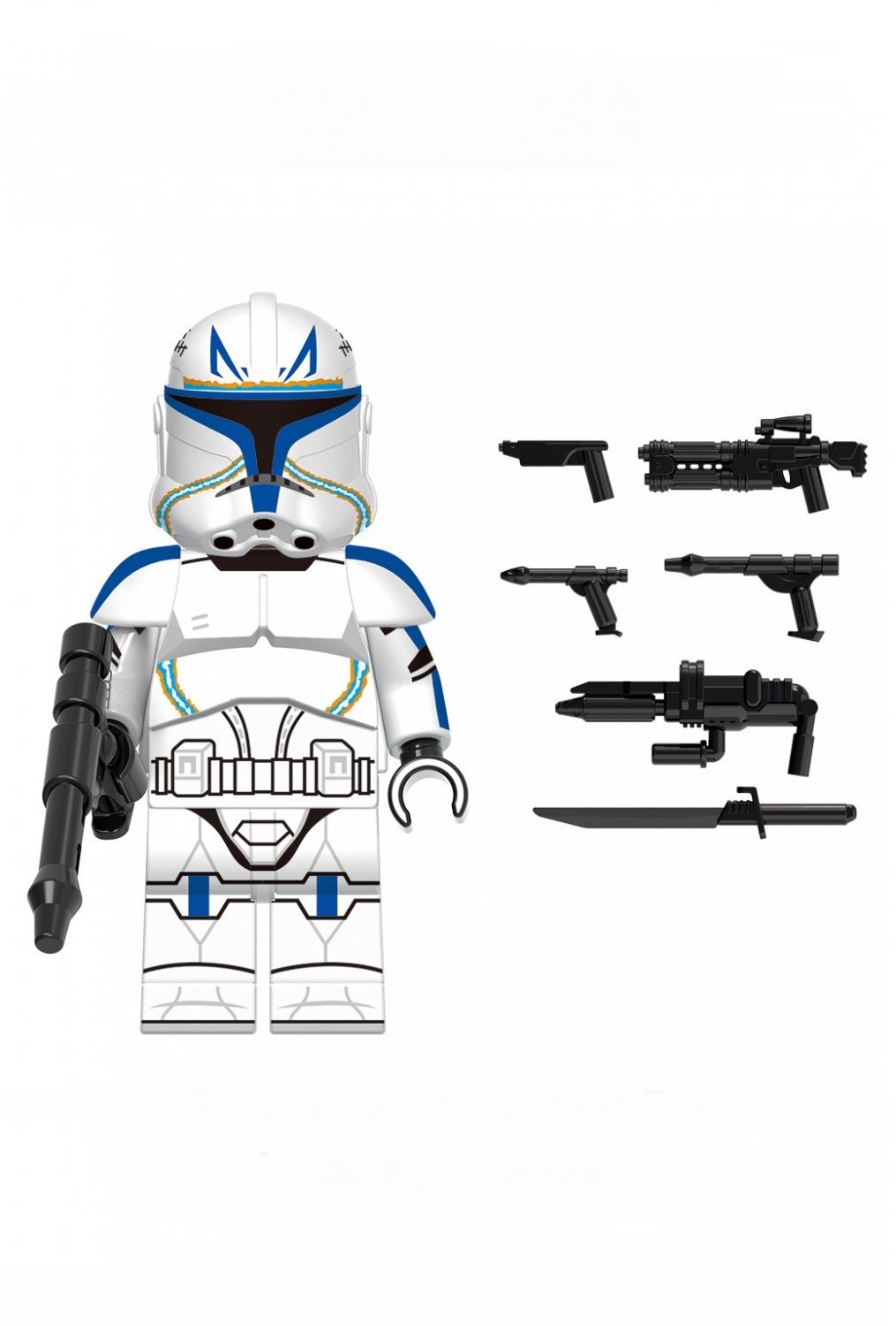 501st Legion Captain Rex Minifigures Lego Compatible Star Wars Minifig