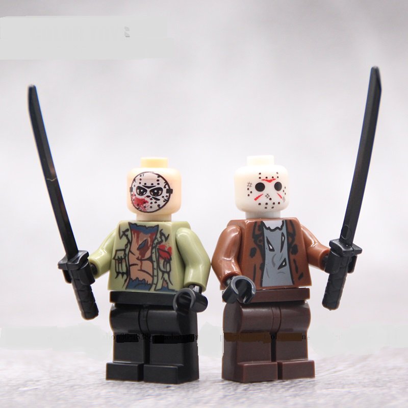2pcs Jason Voorhees Minifigures Lego Compatible Friday the 13th Sets