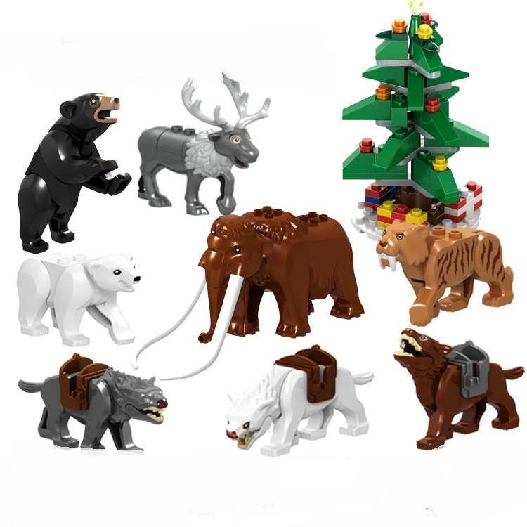 Christmas Tree Black Bear Polar Bear Elephantidae Lego Minifigures Com