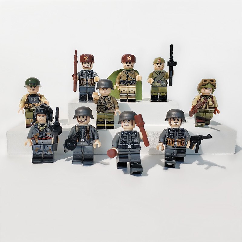 WW2 Stalingrad Soviet Union German army Minifigures Lego Compatible 20