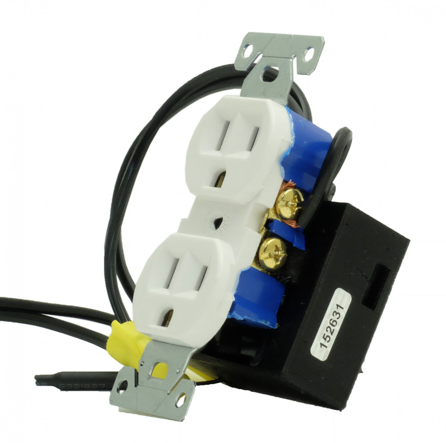 Hardwired Wall Outlet With Covert Camera and Wi-Fi Capability