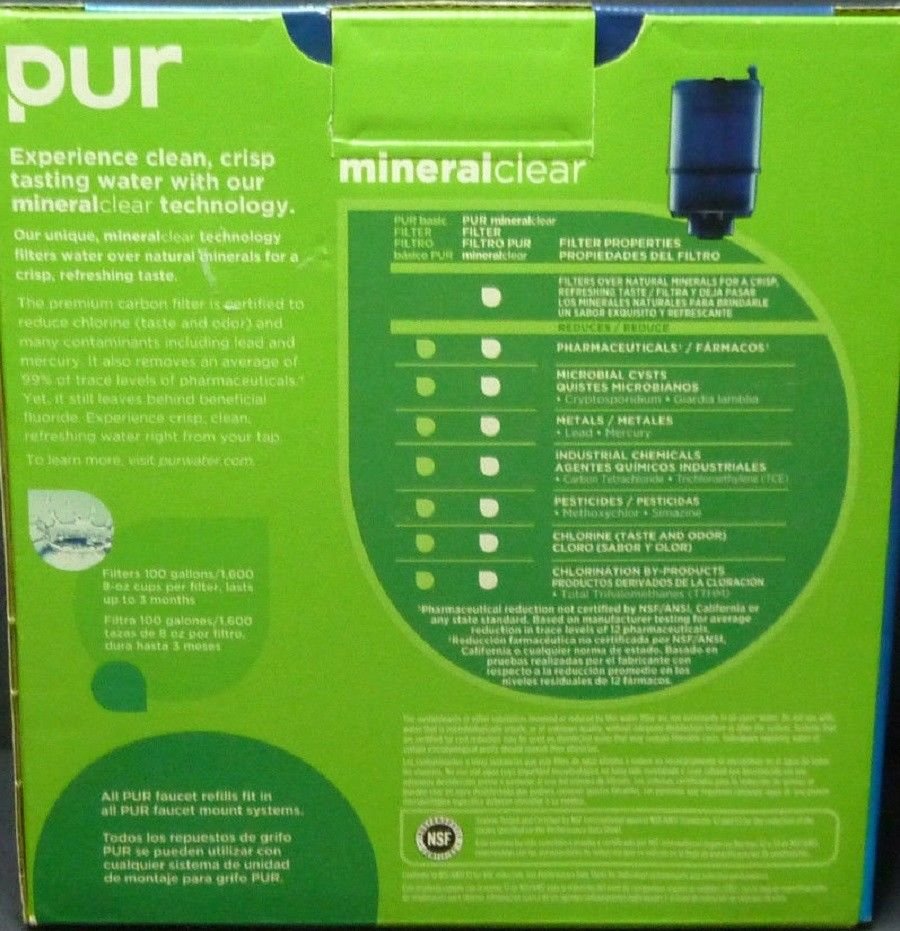 PUR Advanced Stainless Steel Style Water Filtration System Display Unit ...