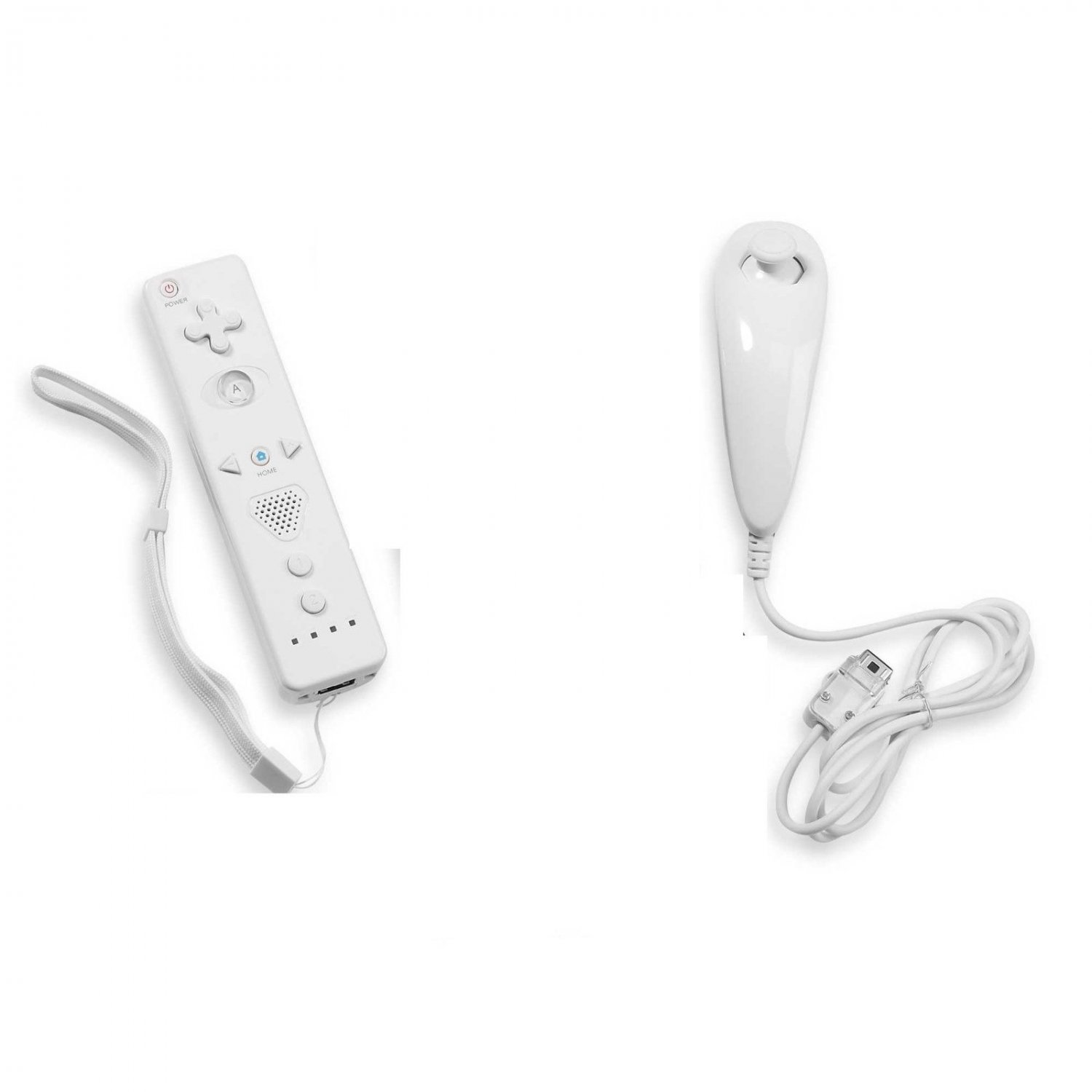 WHITE BLACK For Nintendo Wii / Wii U Remote Motion Plus Controller And ...