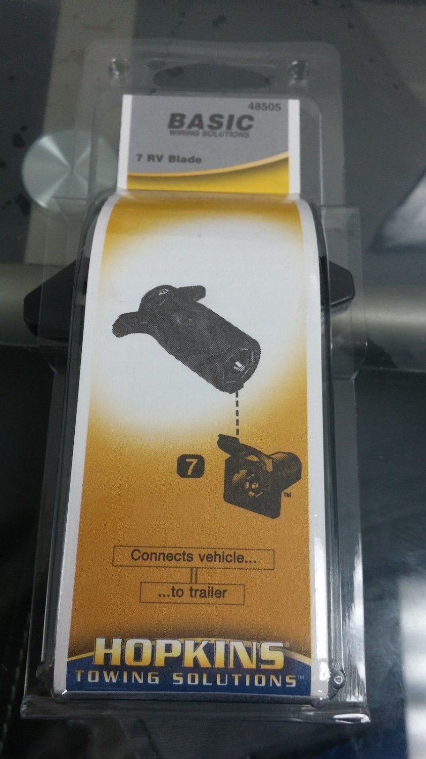 Lot of 2 New Hopkins 48505 Trailer Connector 7 Blade Plug for Large ...