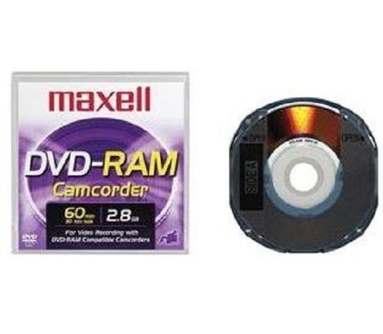 NEW MAXELL Mini DVD-RAM 60min 2.8GB Camcorder Disc Hitachi Panasonic ...