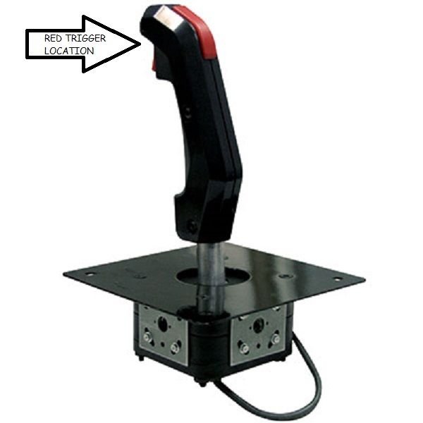 Suzo Happ Red Trigger / Analog Joystick ie Cybersled T-Rex Star Wars 95 ...