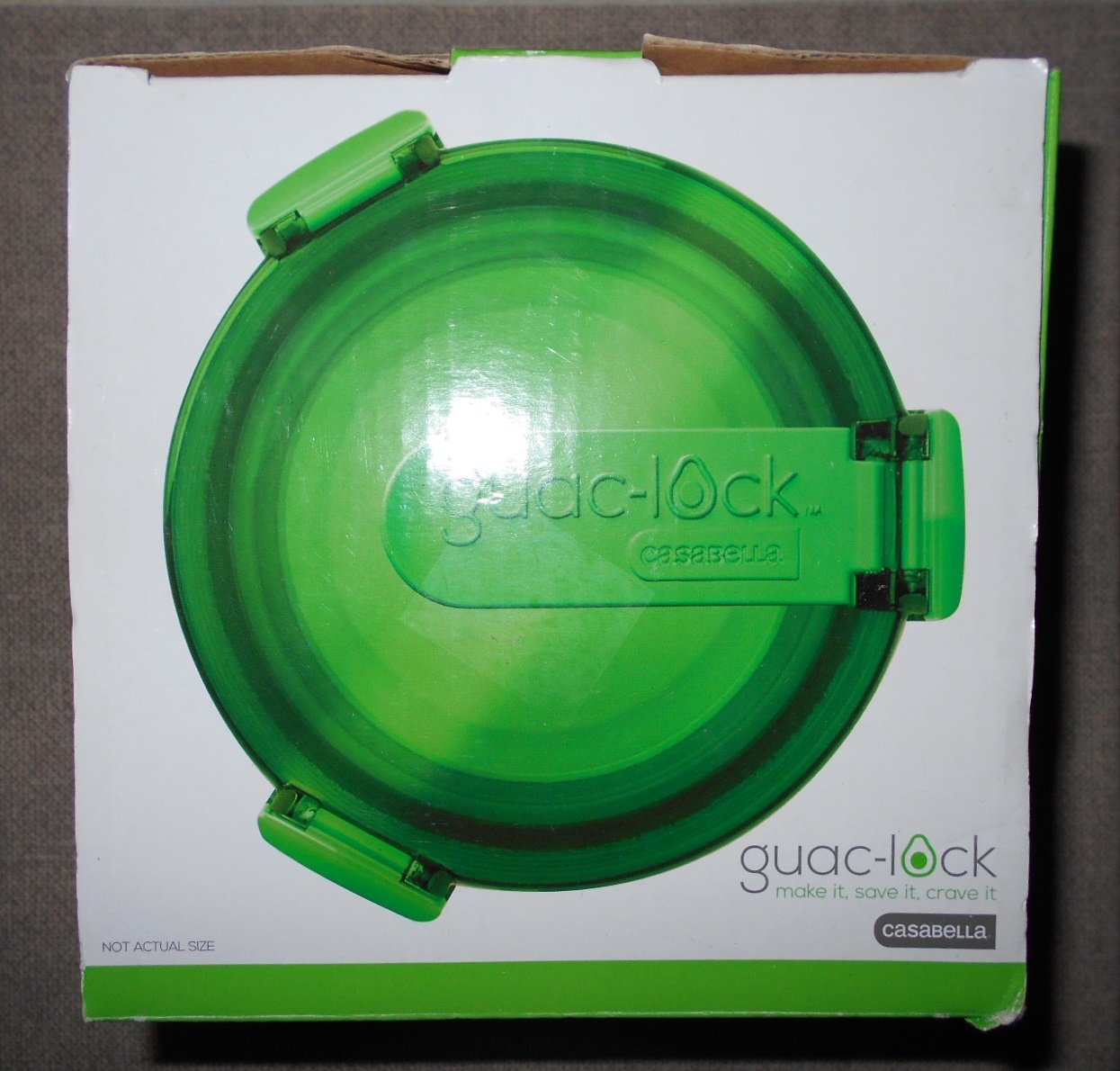 Lot of 2 Casabella Guac-Lock Plastic Air Tight Storage Container Green ...