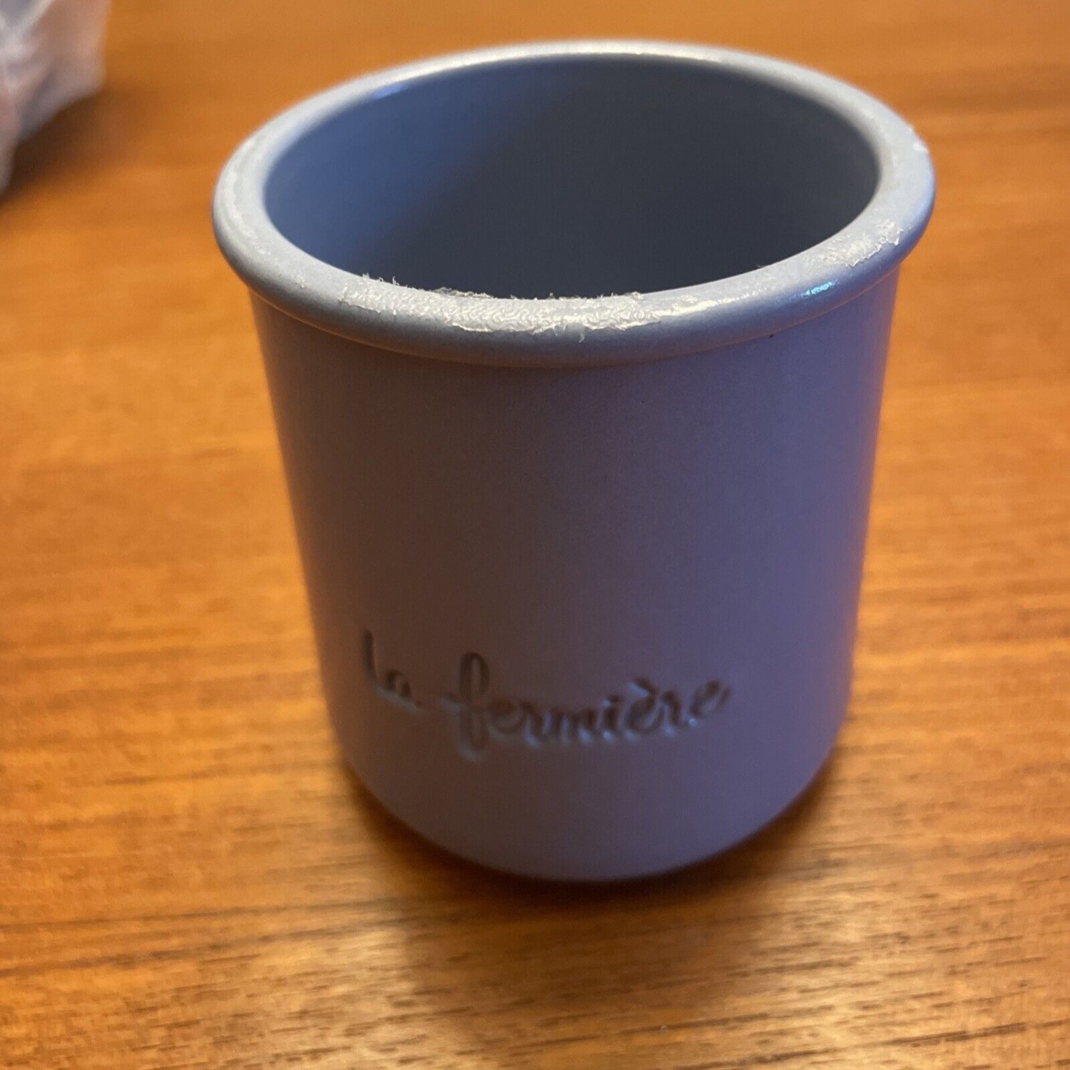 La Fermiere Yogurt Pots Sky Blue French Cermer Made Ramekins,