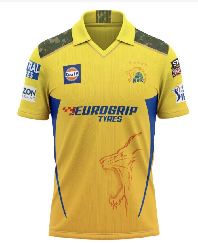 Chennai Super Kings IPL Jersey 2025