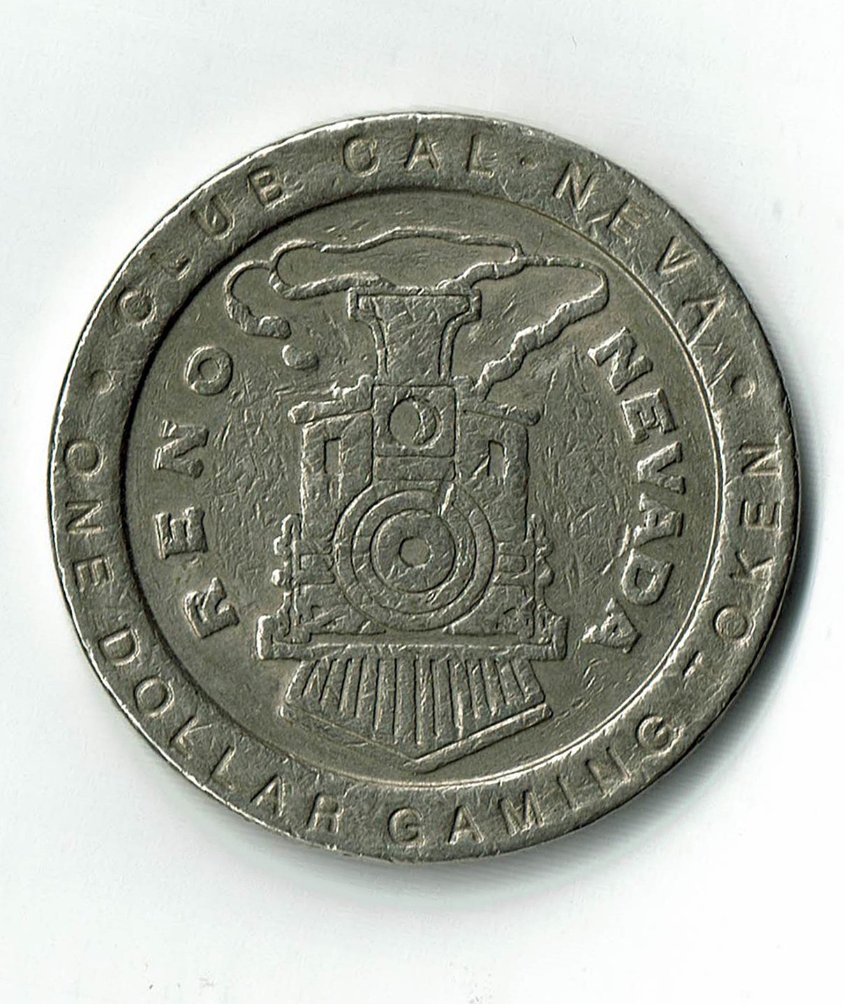 Club Cal Neva, Reno, Nevada, Casino One Dollar Chip/Token