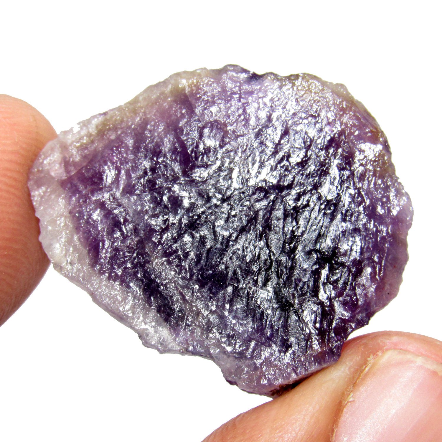 45.00Cts Untreated 100% Natural Violet Amethyst Brazilian Rough ...