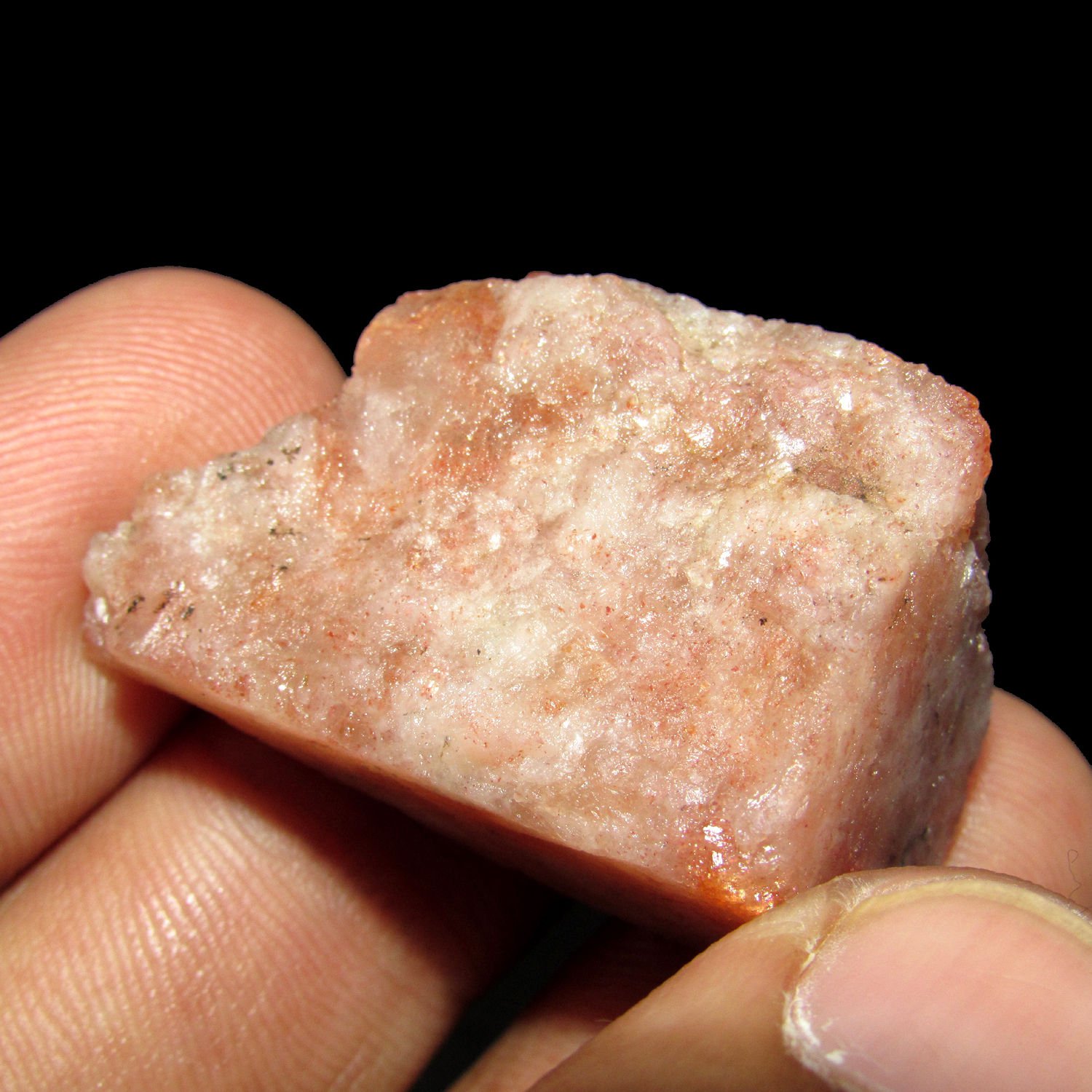 99.00Cts Untreated Natural Sun Stone Brazilian Rough Shape Gemstone CH 5894