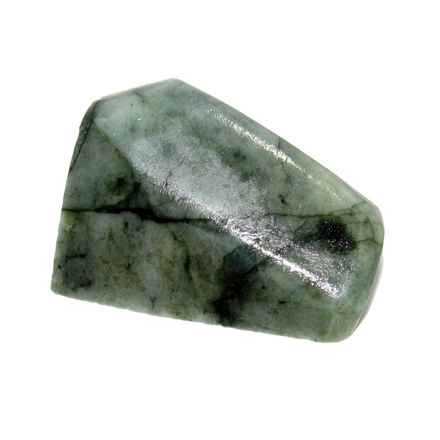 60.00Cts Rough Shaped 100% Real Natural Green Brazilian Emerald ...