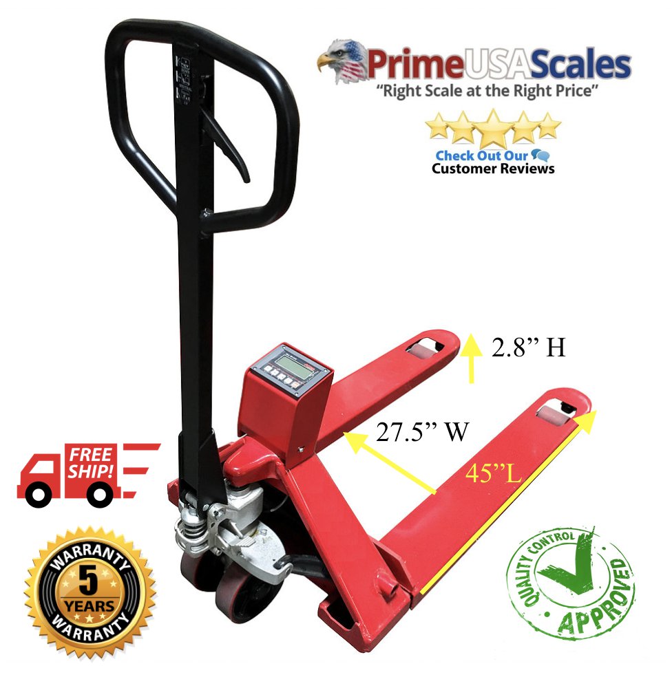New Prime Scales Ps 5000pj Pallet Truck Scale Pallet Jack Scale