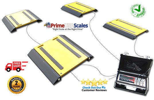 Optima OP-928 Car Scale Wheel Weigher Truck Scale Axle Scale 100,000 lb