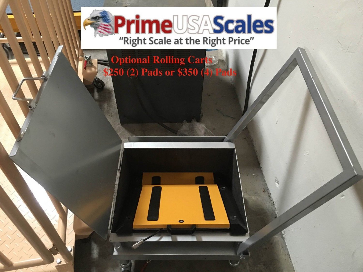 Optima OP-928 Car Scale Wheel Weigher Truck Scale Axle Scale 100,000 lb