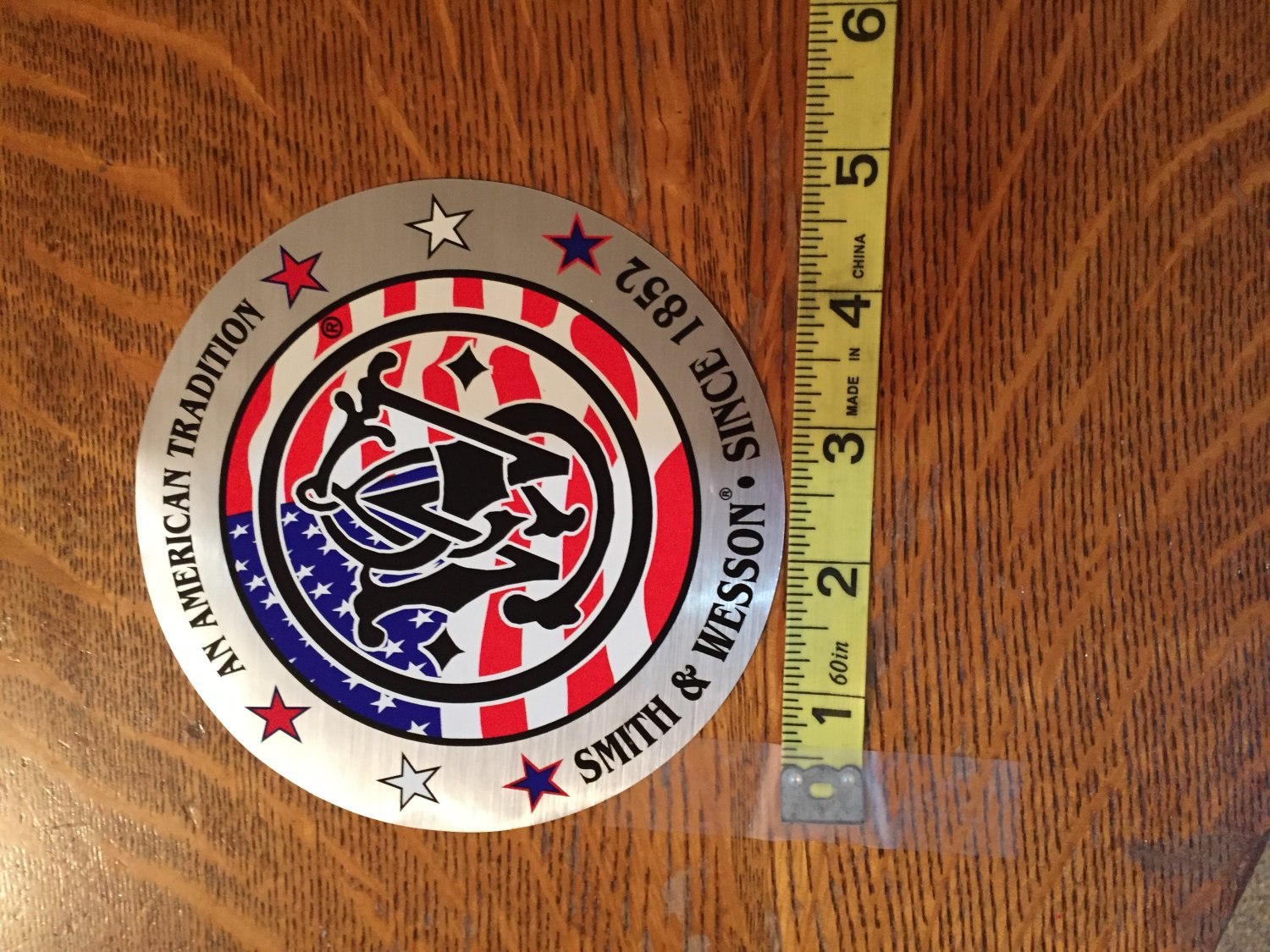 Smith & Wesson Snowboard Sticker