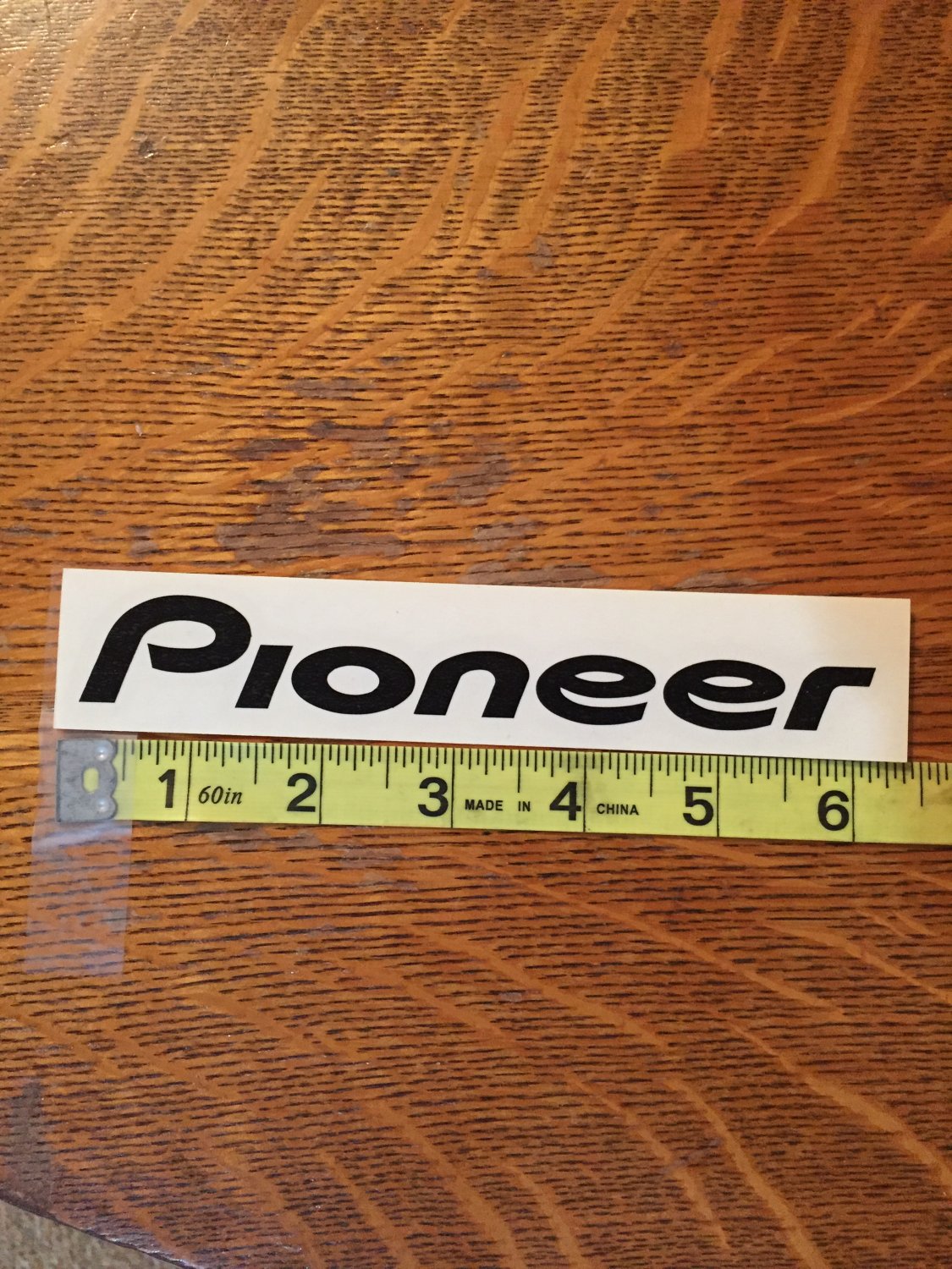 Pioneer Snowboard Sticker