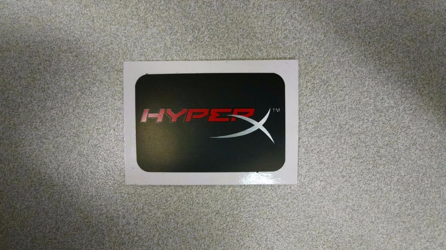 Kingston Hyper X Sticker Label Decal