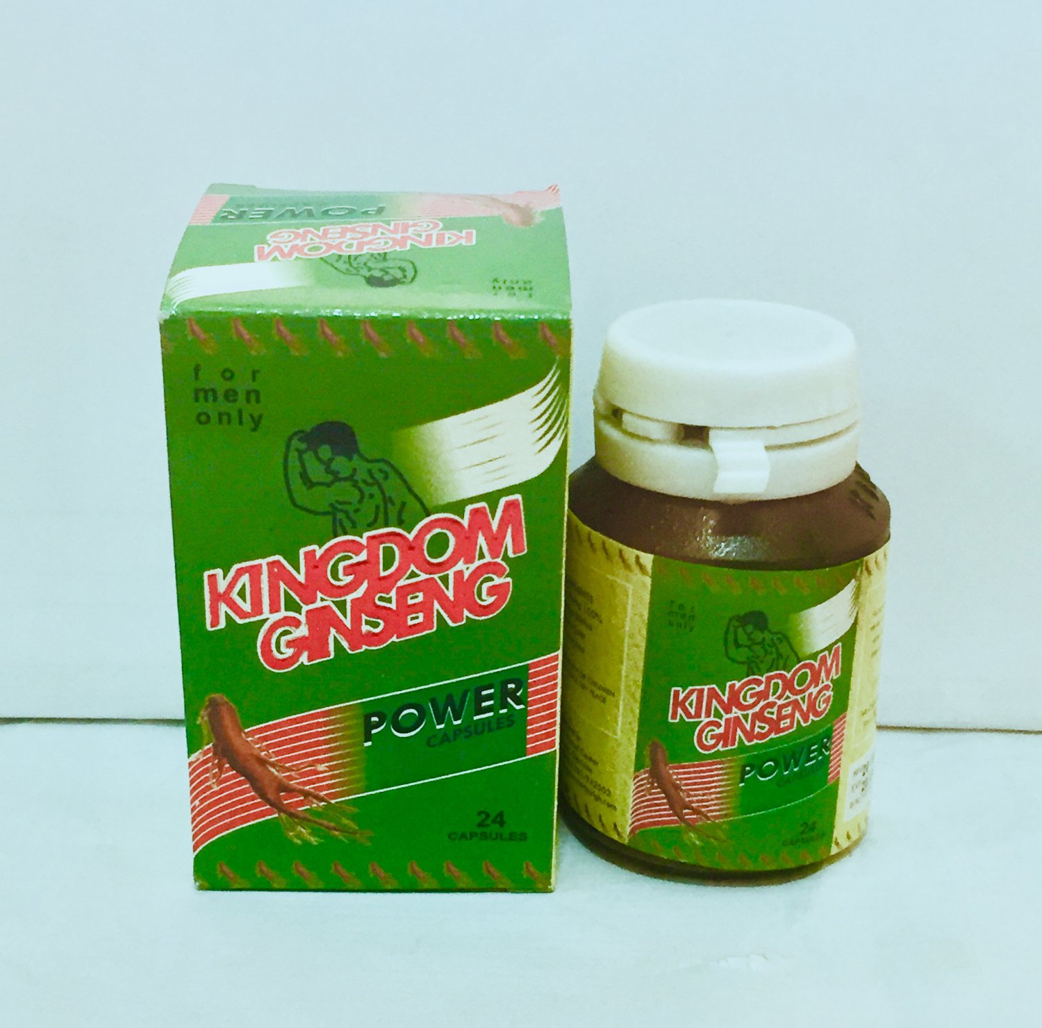 Kingdom Ginseng Power Capsules For Sexual Weakness Low Sperm Count Stamina 5 Packs X 24 Caps