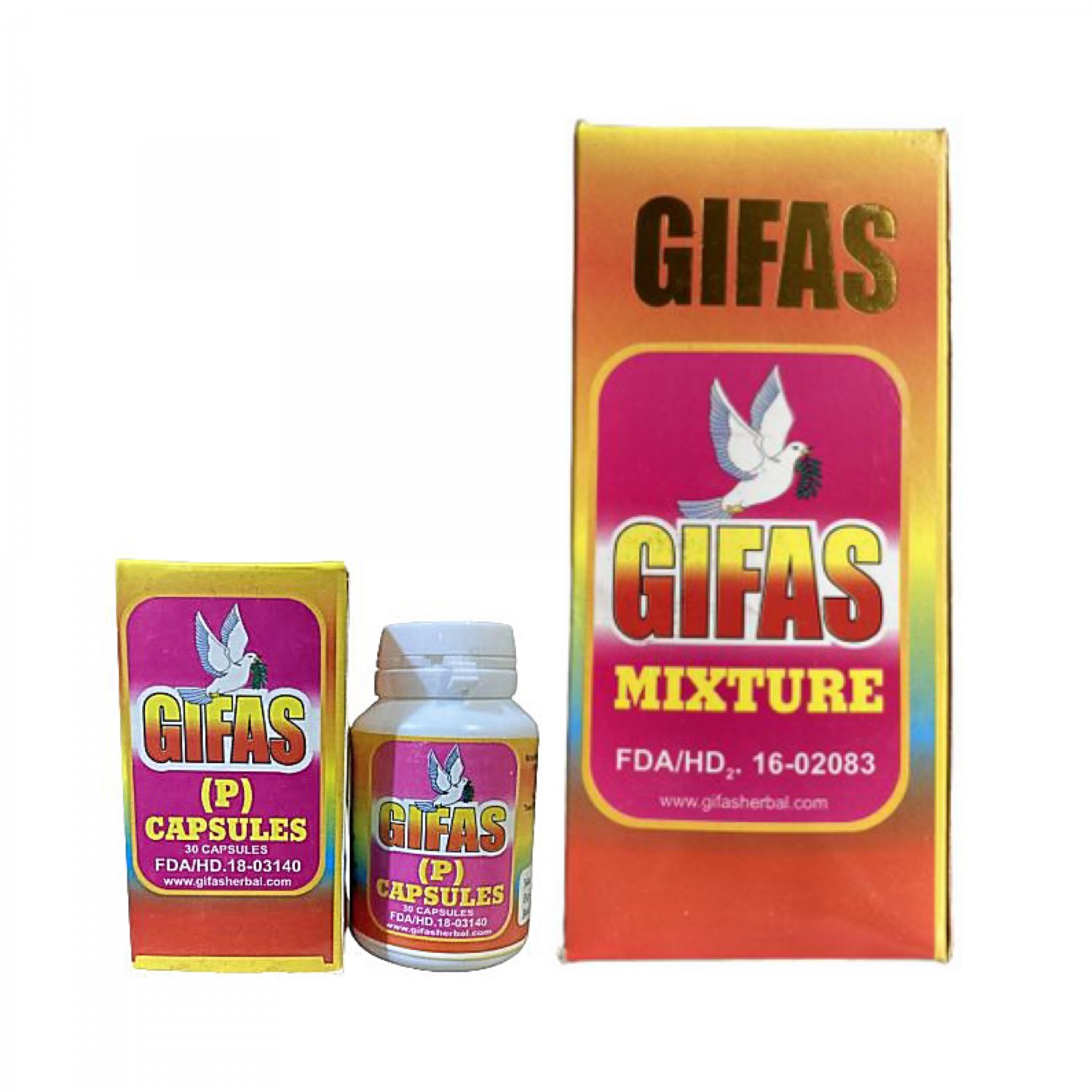 Gifas P Capsules & Herbal Mixture
