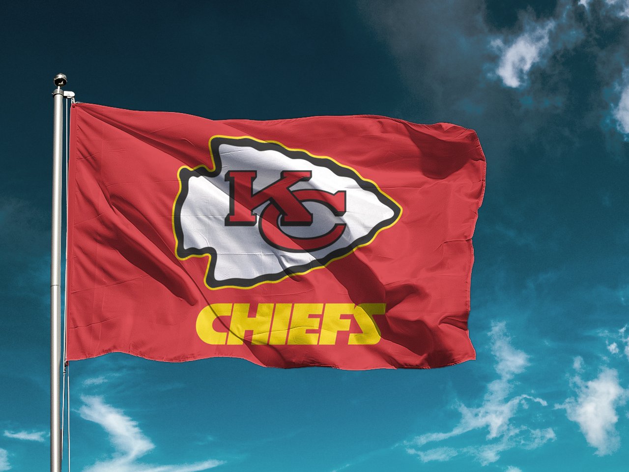 kansas city chiefs flag 3x5 banner champions ft nfl 2024 red friday ...