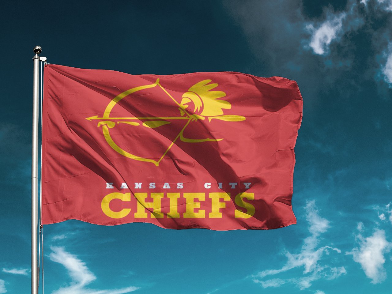 kansas city chiefs flag nfl 2024 red friday back 2023 free shipping 3 ...